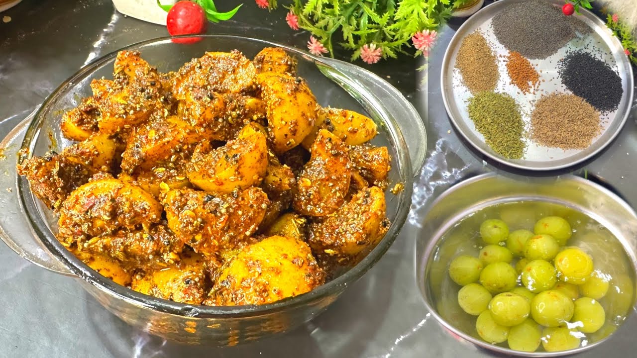 Amla, ka Achar / आंवला अचार रेसिपी / आँवले का काली वाला अचार बनाने का ...