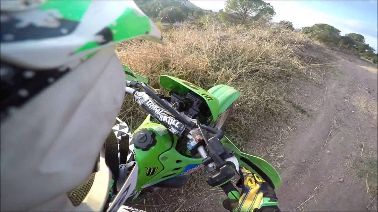 Motocross - Terrain des Arcs - 125 KDX - - YouTube