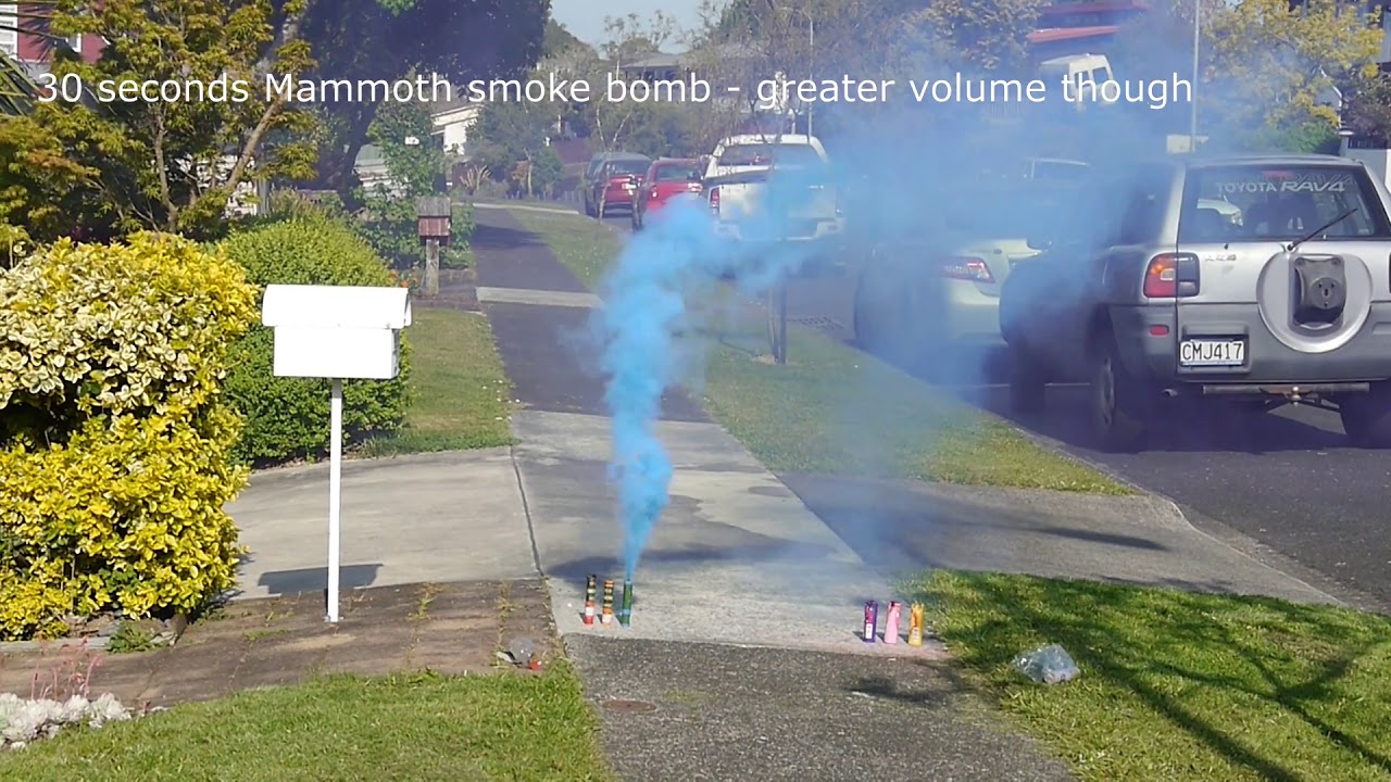 smoke bomb tests - YouTube