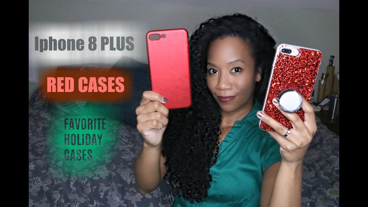 IPHONE 8 PLUS | RED CASES | HOLIDAY | NON ASMR - YouTube