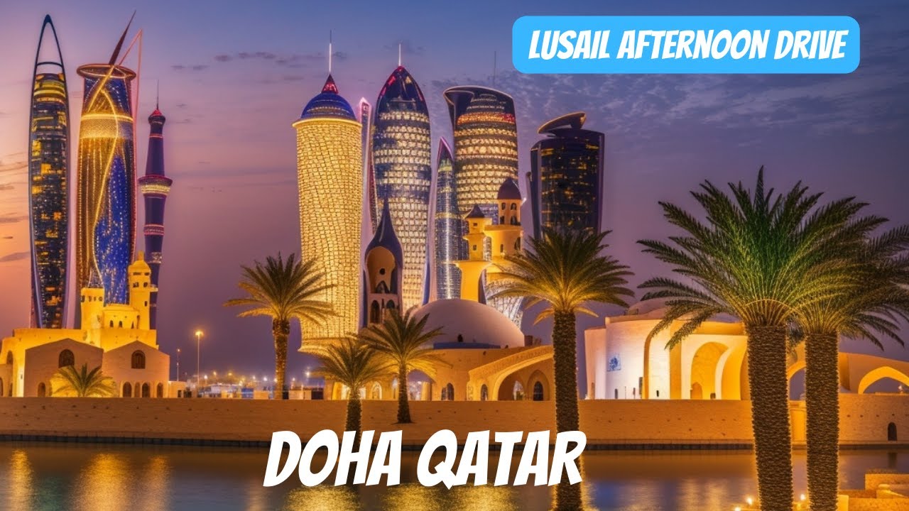 Lusail City Qatar's Newest Smart City | 4K Video | Lusail City Lusail ...
