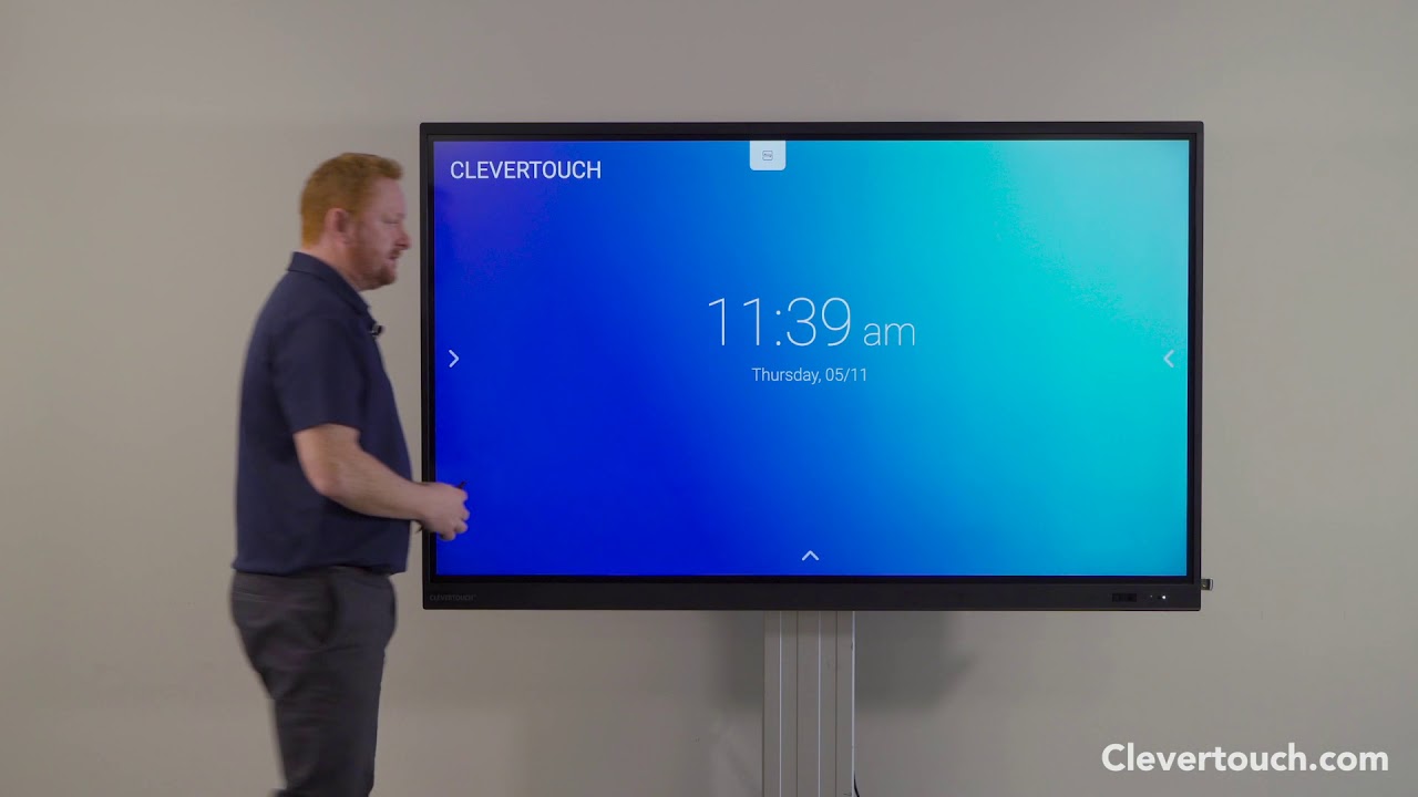 Clevertouch | IMPACT and IMPACT Plus Lock Screens - YouTube