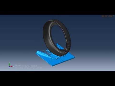 Hydroplaning simulation results - YouTube
