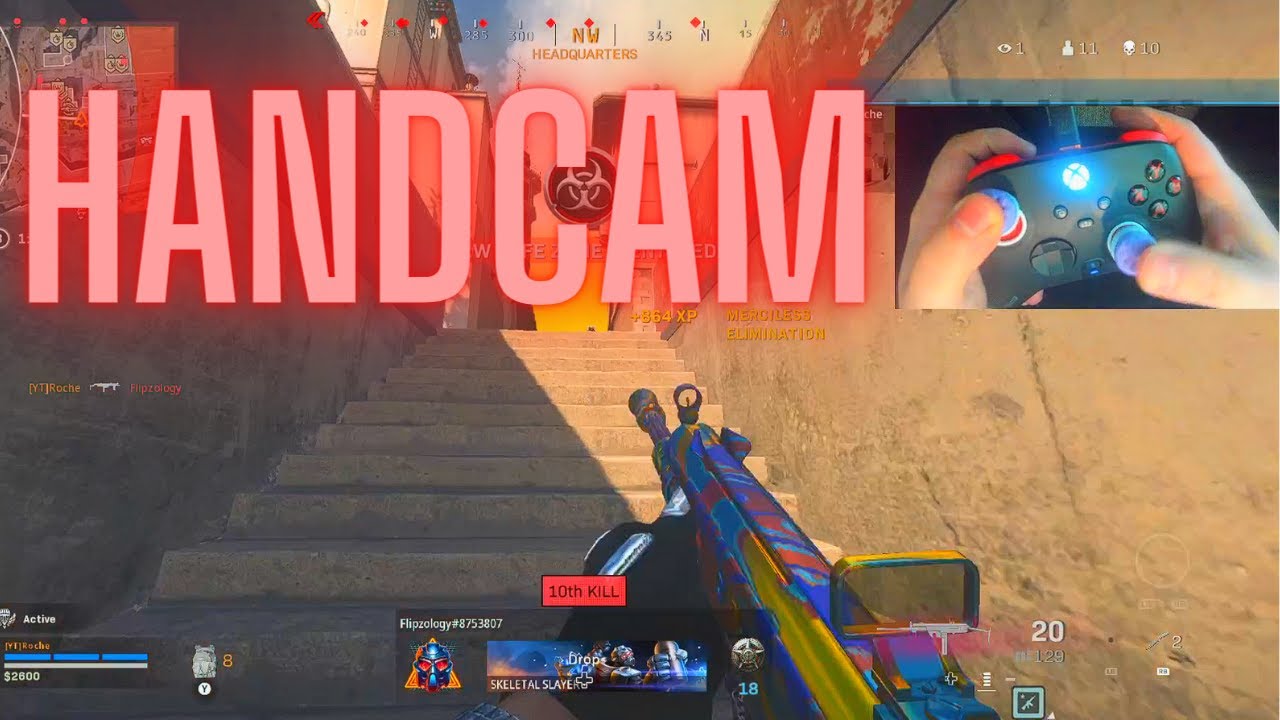 XBOX SCUF INSTINCT PRO HANDCAM 18 KILLS SOLO WIN - YouTube