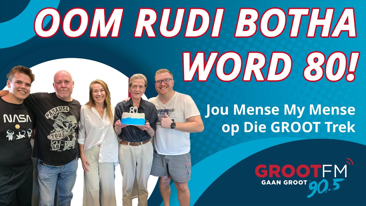 Oom Rudi Botha word 80! | Jou Mense My Mense 27 Maart 2024 - YouTube