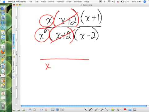 Simplify Polynomial Fractions a - YouTube