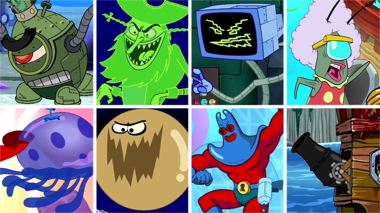 SpongeBob Patty Pursuit All Bosses Gameplay + 1 New Boss Update - YouTube