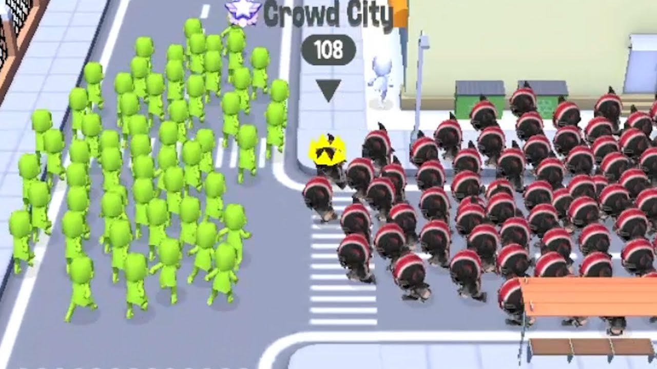 Crowd City World Record Map Control: 100.00% #601 - YouTube