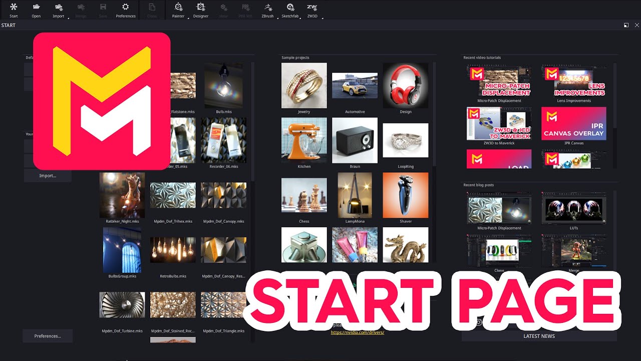 MAVERICK RENDER: 41 START PAGE - YouTube