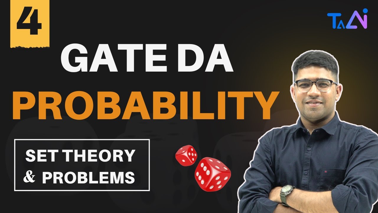 Set Theory - Probability Problems| GATE DA | Manoj Sir - TAAI - YouTube
