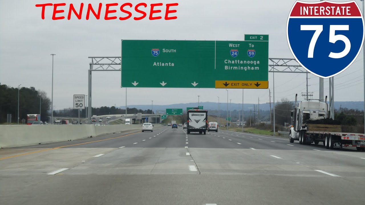 Interstate 75 - Tennessee southbound [FULL LENGTH VIDEO] - YouTube