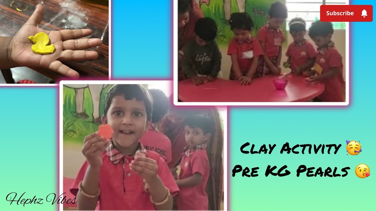 Pre KG Pearls | clay activity 😍 | Fatima Public School ⁠@HephzVibes ...