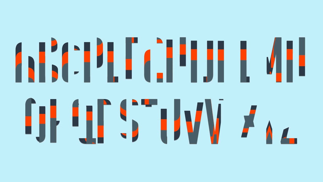 Animated Font (BigNoodleTitling) - HitFilm - YouTube