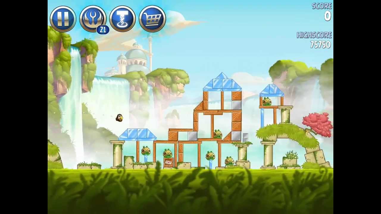 Angry Birds Star Wars 2 - Level B1-17 (Naboo Invasion) - 3 Stars ...