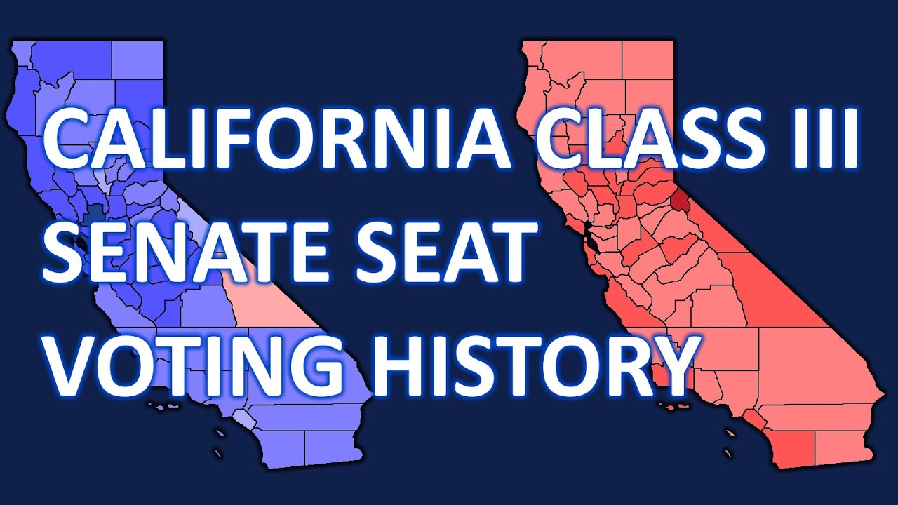 California Class III Senate Seat Voting History - YouTube