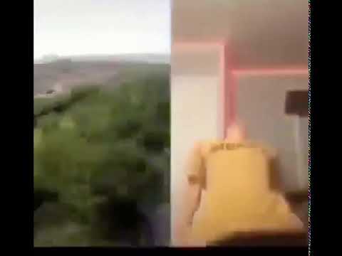 Man sent flying after throwing it back - YouTube