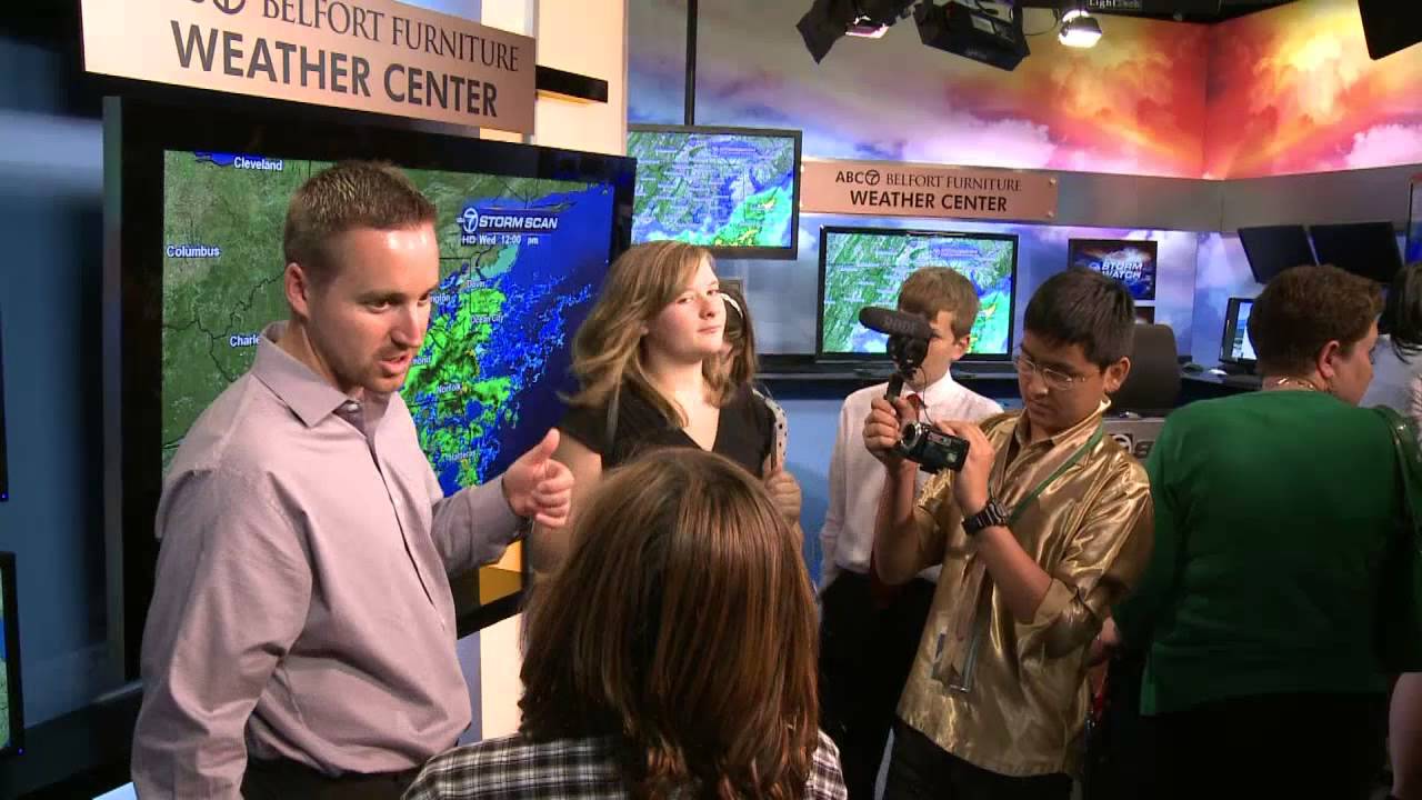 Twain MS Visits ABC-7 WJLA TV Studios - YouTube