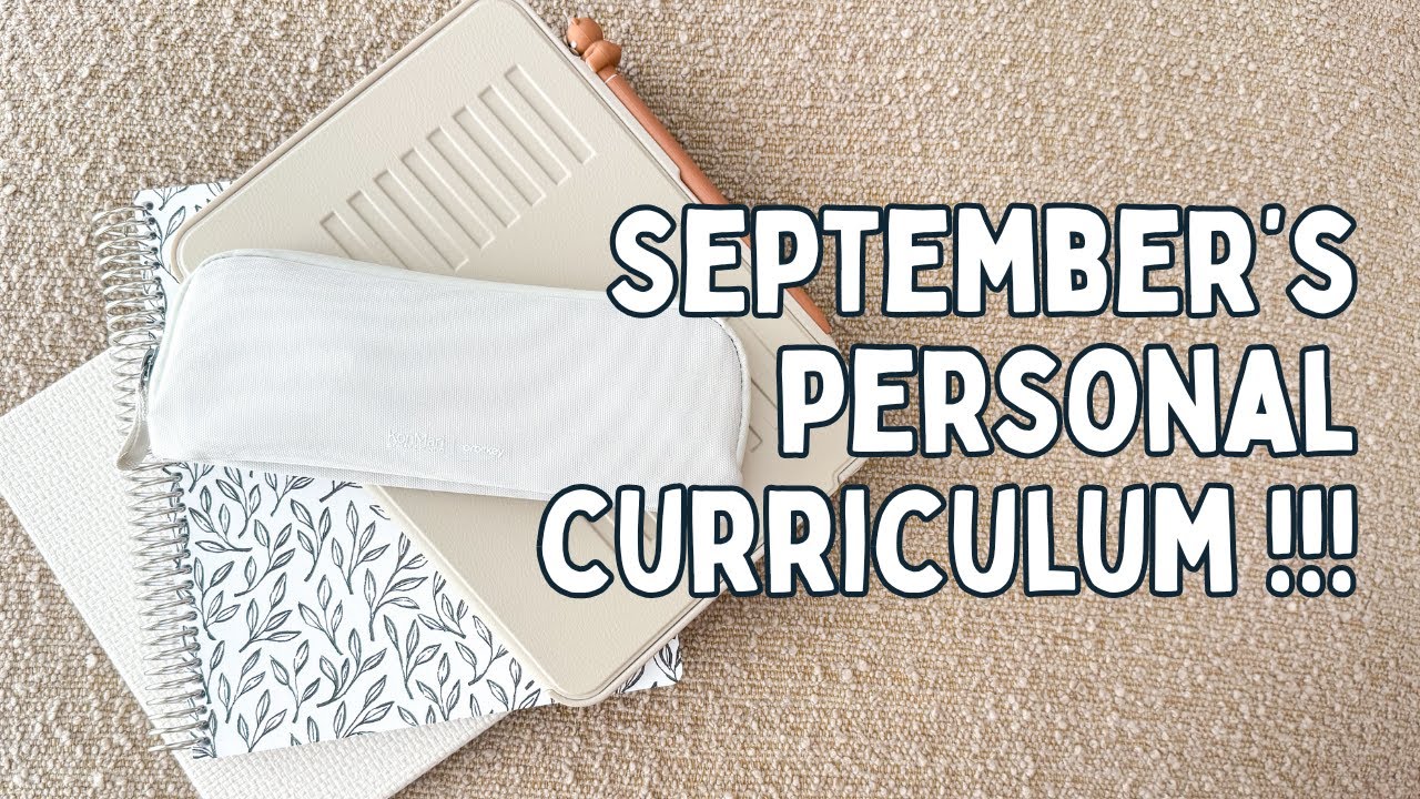 September Plan With Me | My Personal Curriculum | iPad Digital Planning feat. Noteful - YouTube