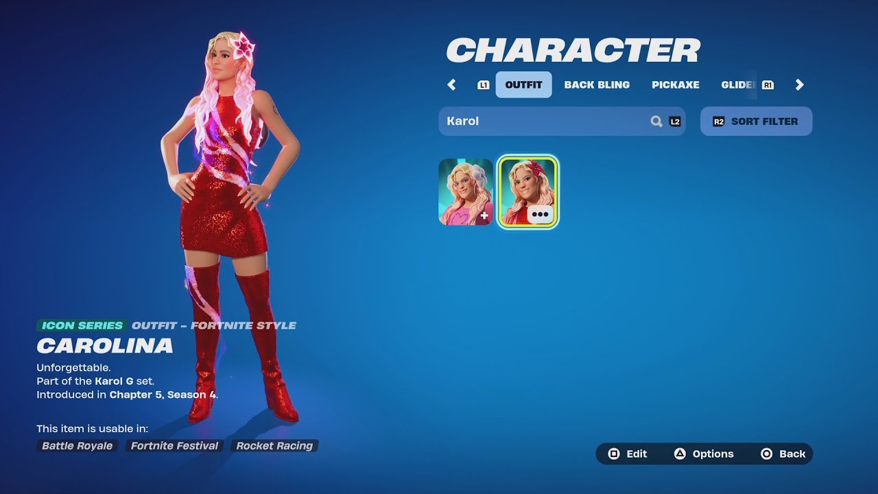 New CAROLINA Skin Gameplay/Review/Reactivity Testing (Karol G x ...