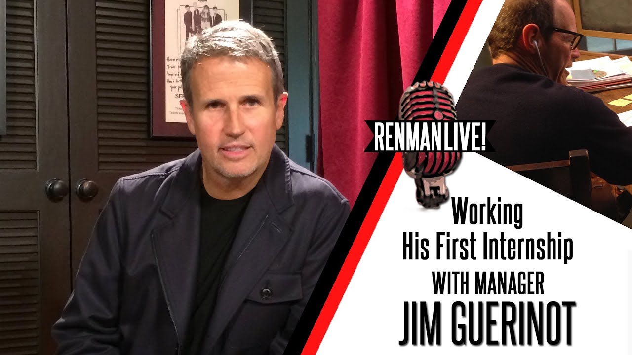 Working His First Internship With Manager Jim Guerinot - YouTube