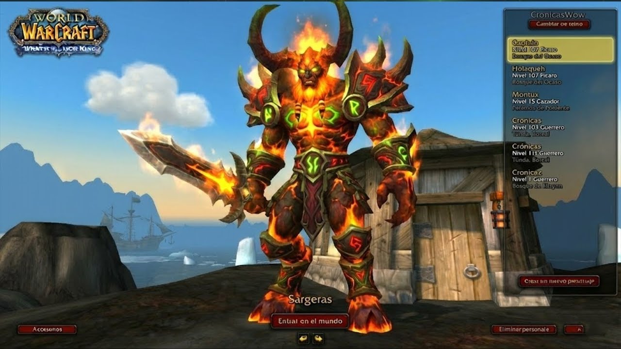 La Historia de SARGERAS de World of warcraft - YouTube