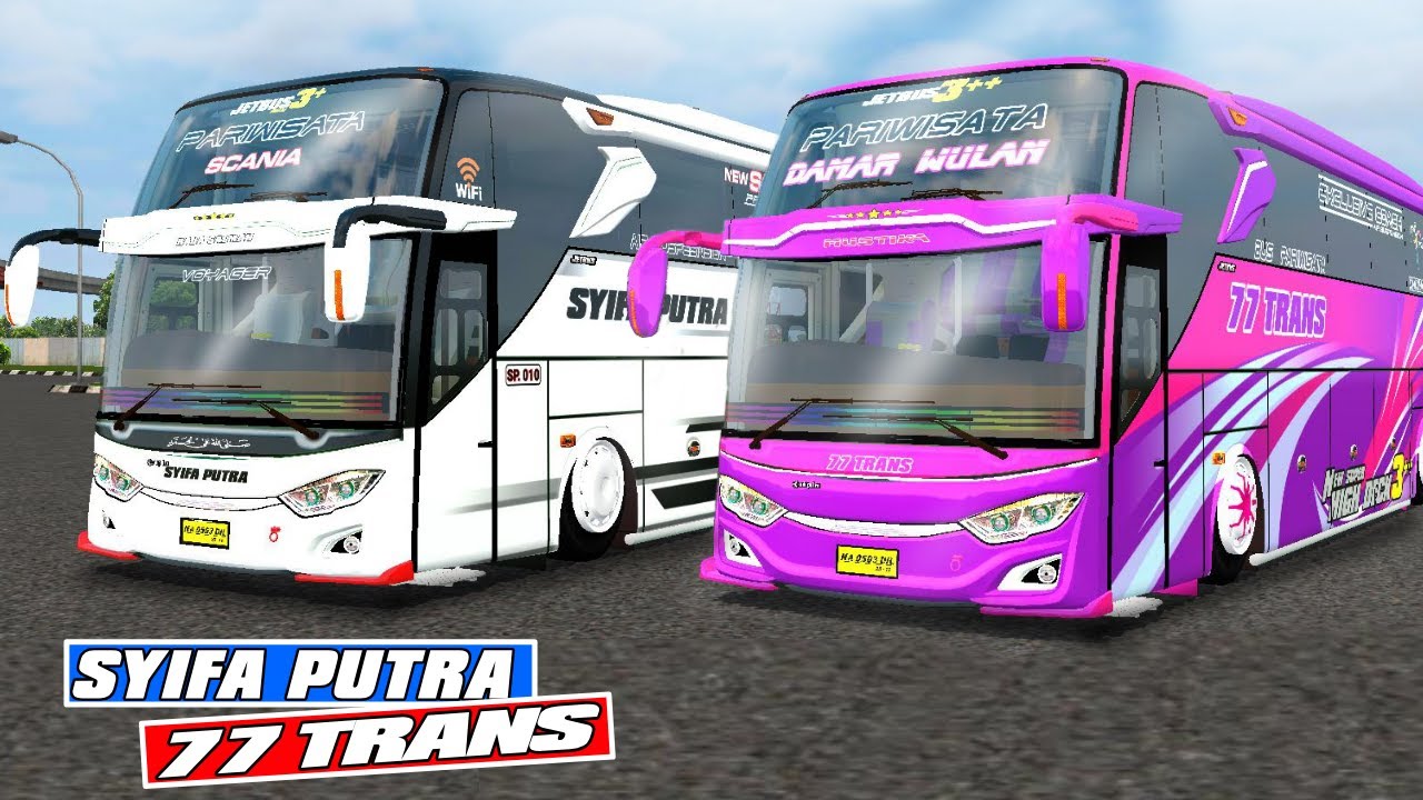 Livery syifa putra & 77 trans mod jb3+ angga saputro cvt aldova dewa ...