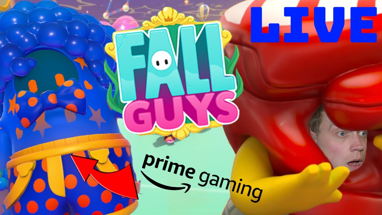 🔴 LIVE - GET THIS FREE FALL GUYS SKIN WITH PRIME GAMING - FALL GUYS ...