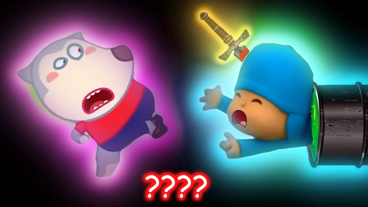 9 Pocoyo & Wolfoo Scream Sound Variations in 32 Seconds - YouTube