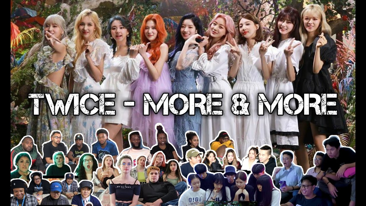 TWICE – MORE & MORE MV I Reaction Mashup - YouTube