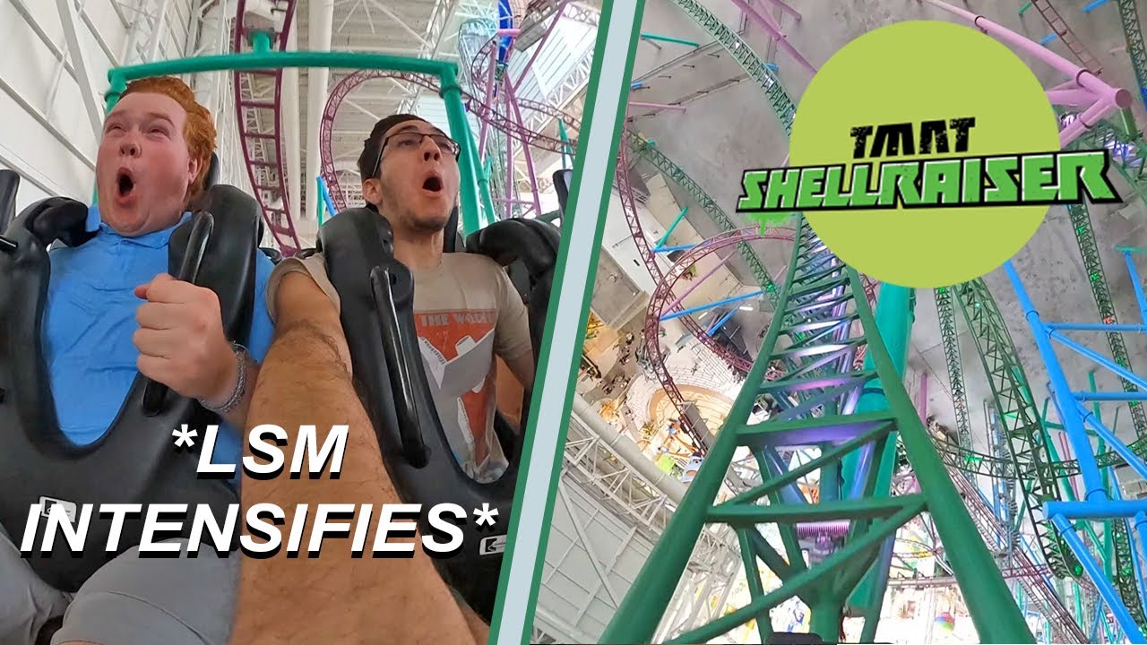 Riding the WORLD'S STEEPEST COASTER at Nickelodeon Universe! (4K ...