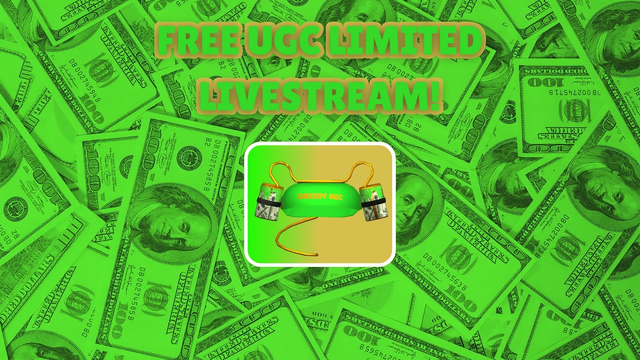 FREE UGC LIVESTREAM! GIVING AWAY CODES AT SUBGOALS! GREEDY UGC! ROBLOX ...