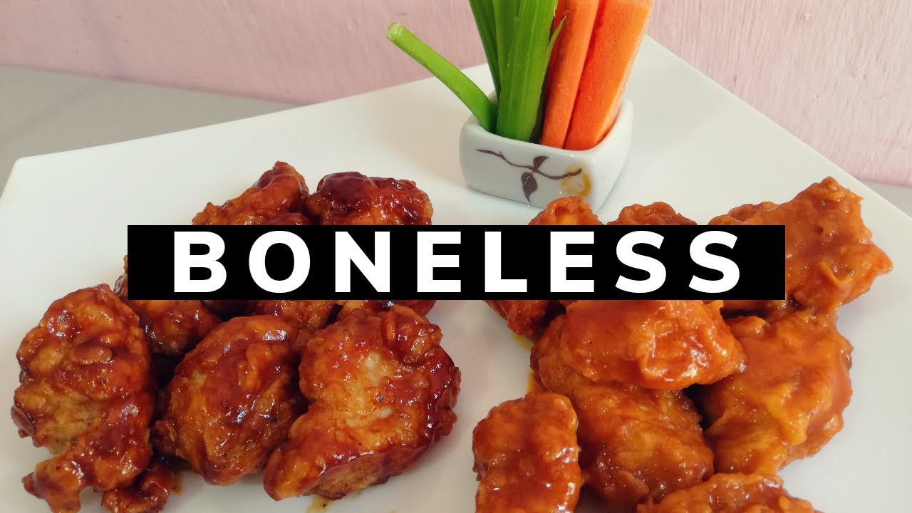Como hacer boneless BBQ/ BUFALO - YouTube