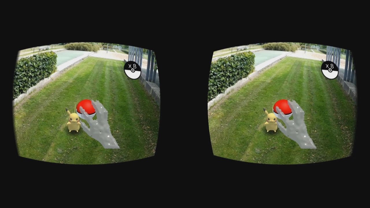 Pokémon GO mixed reality natural interaction - YouTube