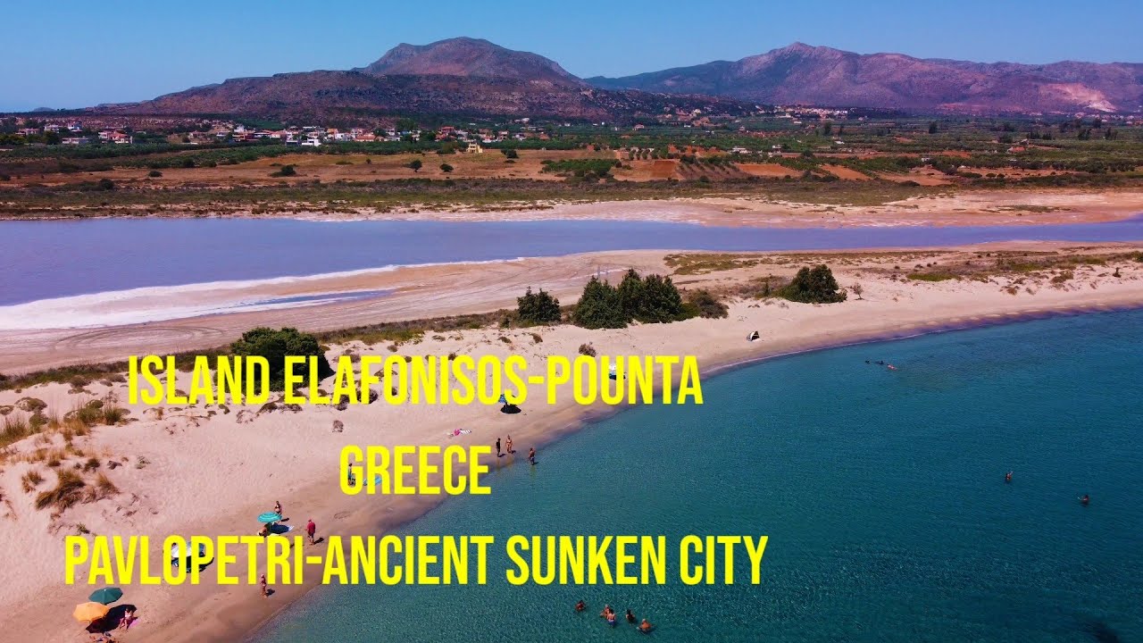 Dji mini 2 | Elafonisos-Pounta | Greece | Pavlopetri-Ancient sunken ...