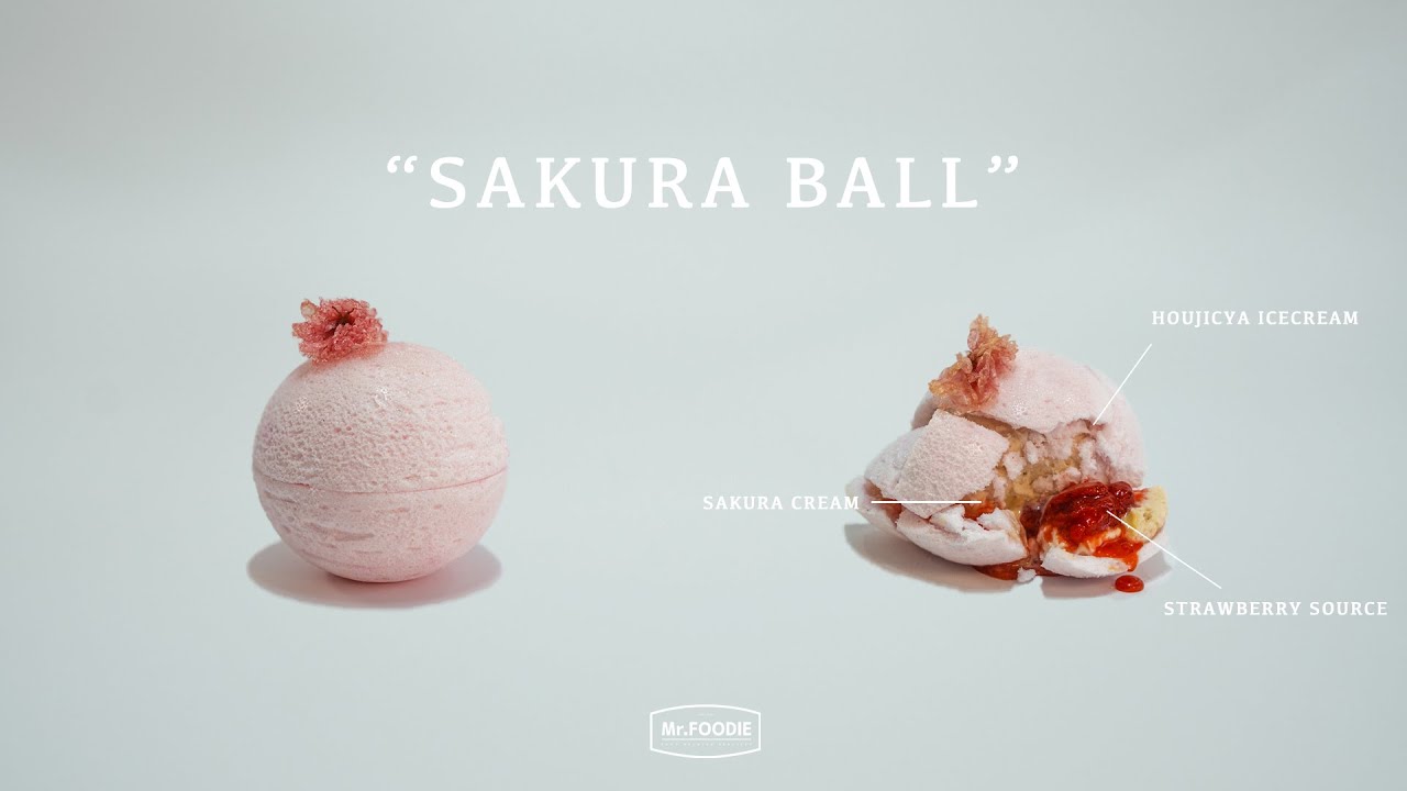 春のアシェット・デセール "SAKURA BALL" / Assiette Dessert ”SAKURA BALL" - YouTube