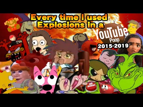 Every time I used Explosions in a YTP (2015-2019) - YouTube