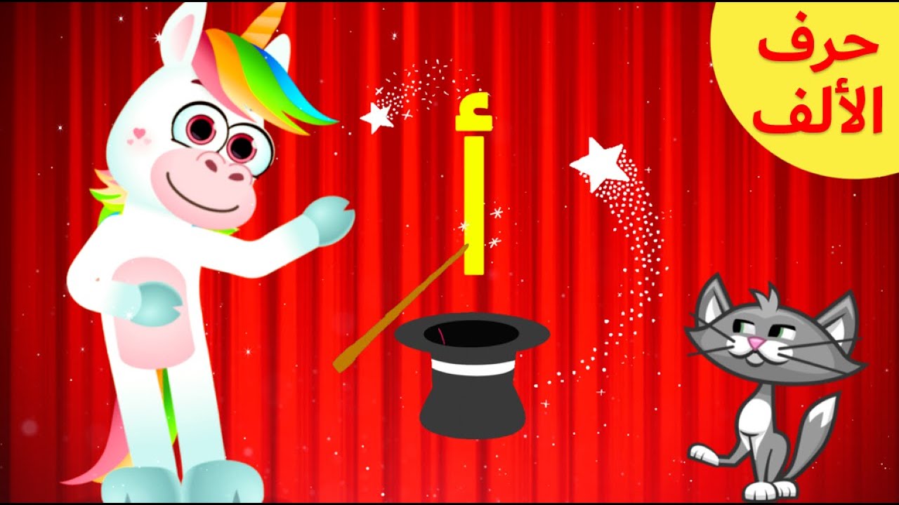 Arabic Letter Alif (أ), Arabic Alphabet for Children – حرف الألف الحروف ...