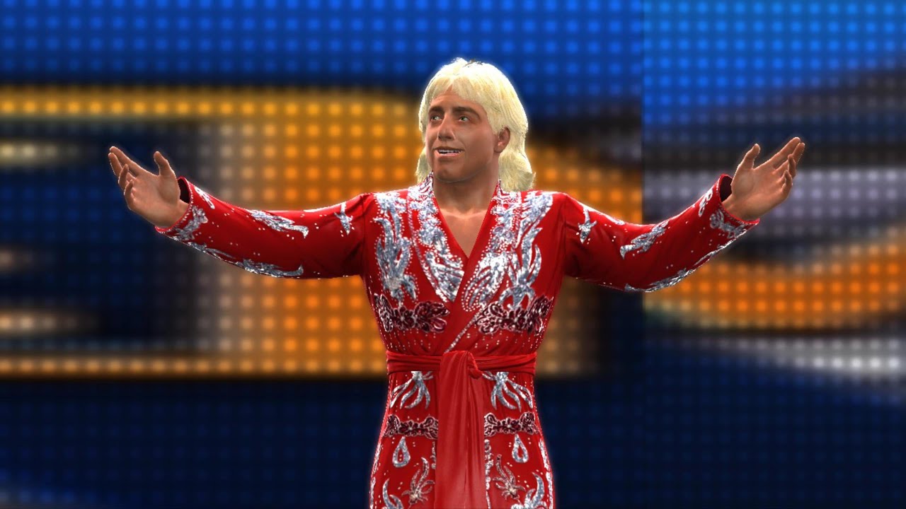 WWE 2K14 - RETRO RIC FLAIR ENTRANCE 10K RESOLUTION RPCS3 - YouTube