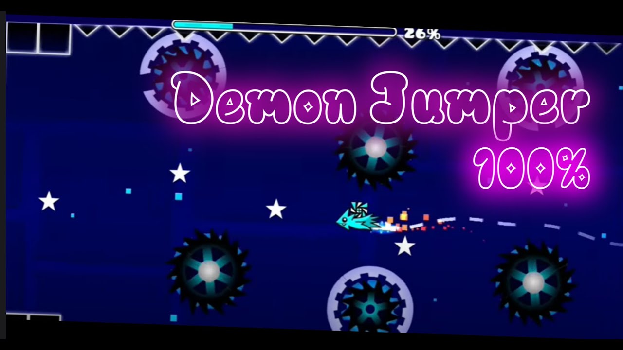 [HD] Demon Jumper | 100% (Mobile) by Player | [Dolphin GD] | GD - YouTube