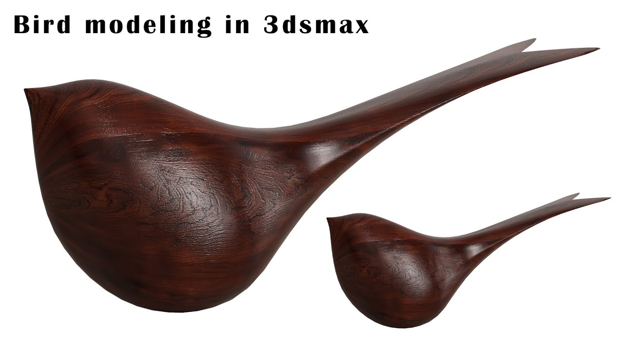 bird modeling - YouTube