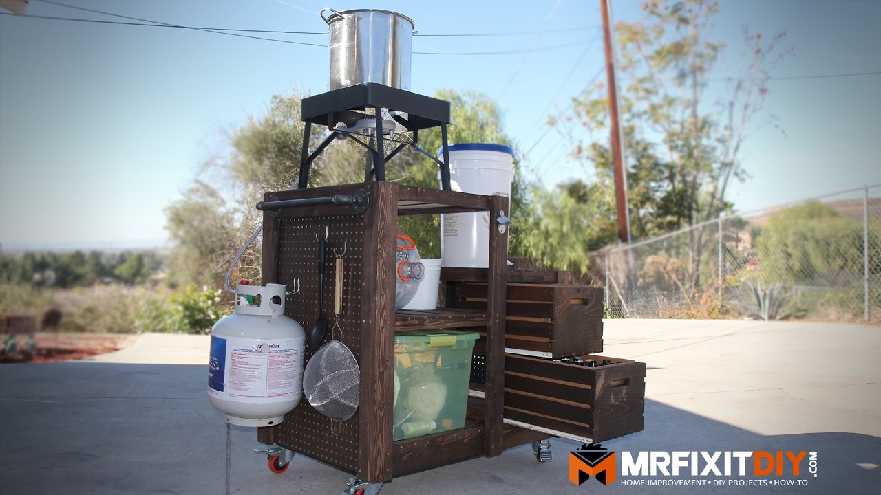 DIY ULTIMATE HOMEBREW BEER CART - YouTube