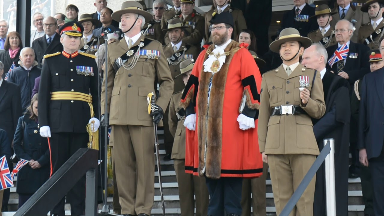 Commander QOGLR, Lt Col Patrick Reehal MBE speech - QOGLR receives ...