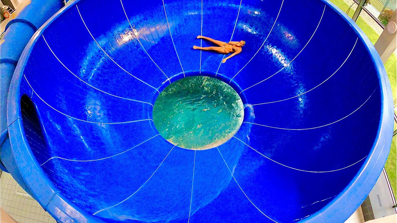Termy Cieplickie - Space Bowl Water Slide - YouTube