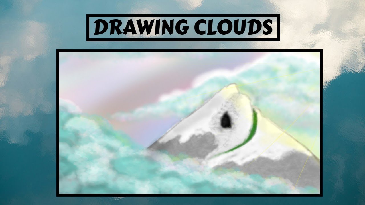 HOW TO DRAW CLOUDS IN KRITA - YouTube