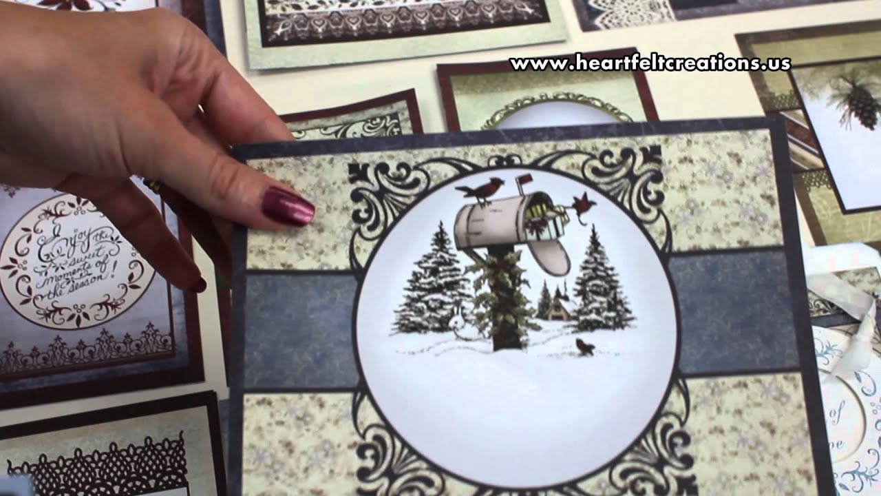 preview-of-christmas-card-stamp-die-and-paper-collection-youtube