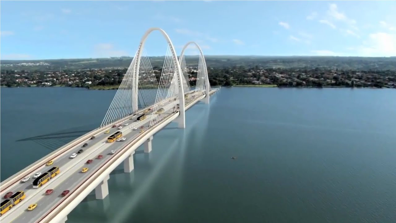Projeto da ponte do Lago Norte ligando a UnB e Sobradinho - YouTube