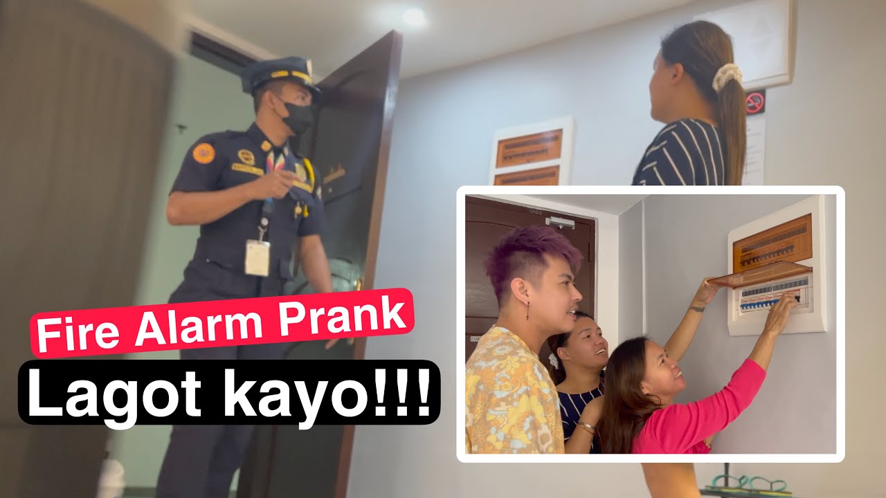nag Prank ng Fire ALARM sa Condo LAGOT SA SECURITY - YouTube