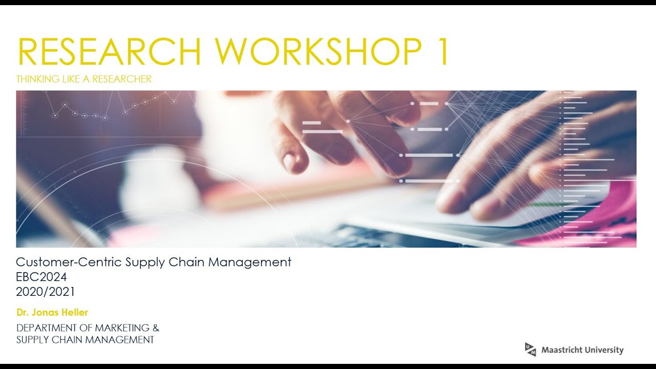 Research Workshop 1 - Thinking like a researcher - YouTube