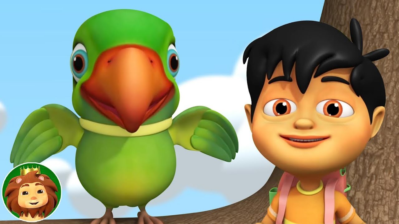 Main Tota, मैं तोता, Hindi Poem and Rhyme for Kids, एक मोटा हाथी - YouTube