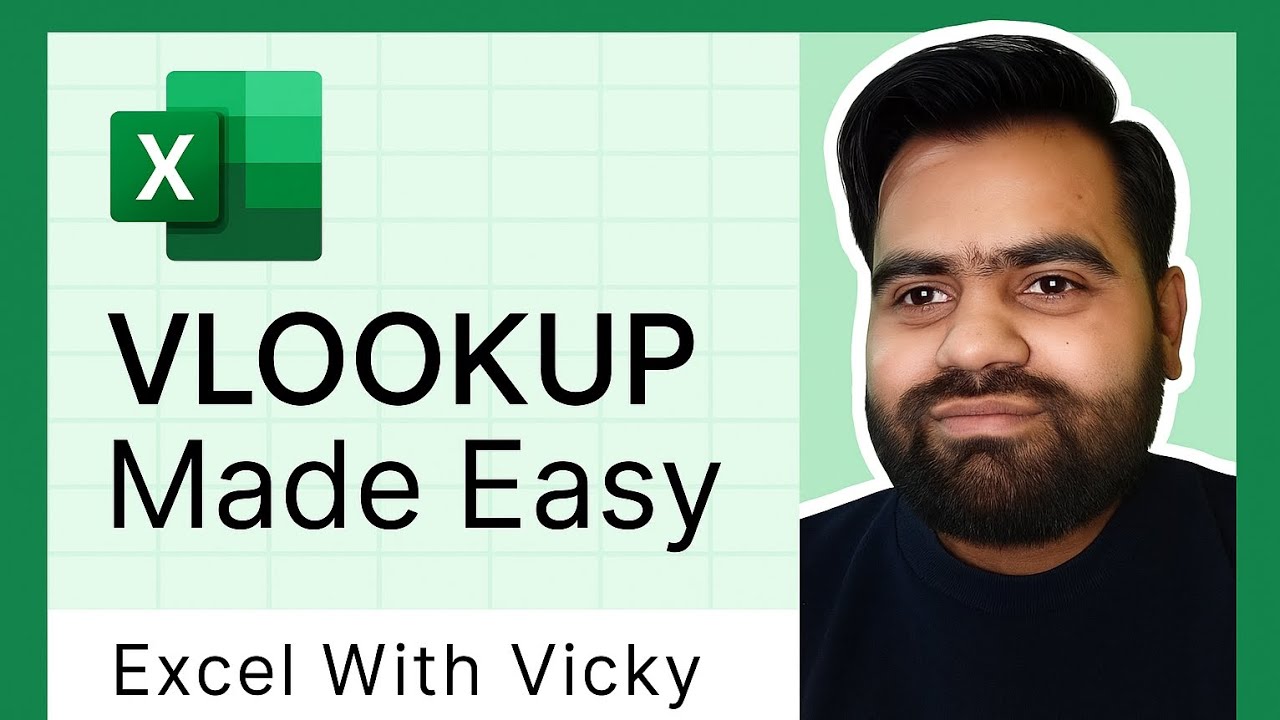 VLOOKUP in Excel Explained | Step by Step Guide for Beginners #Excel # ...
